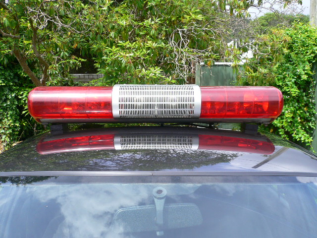 OSAKA SIREN 12V RED LIGHTBAR - EVL
