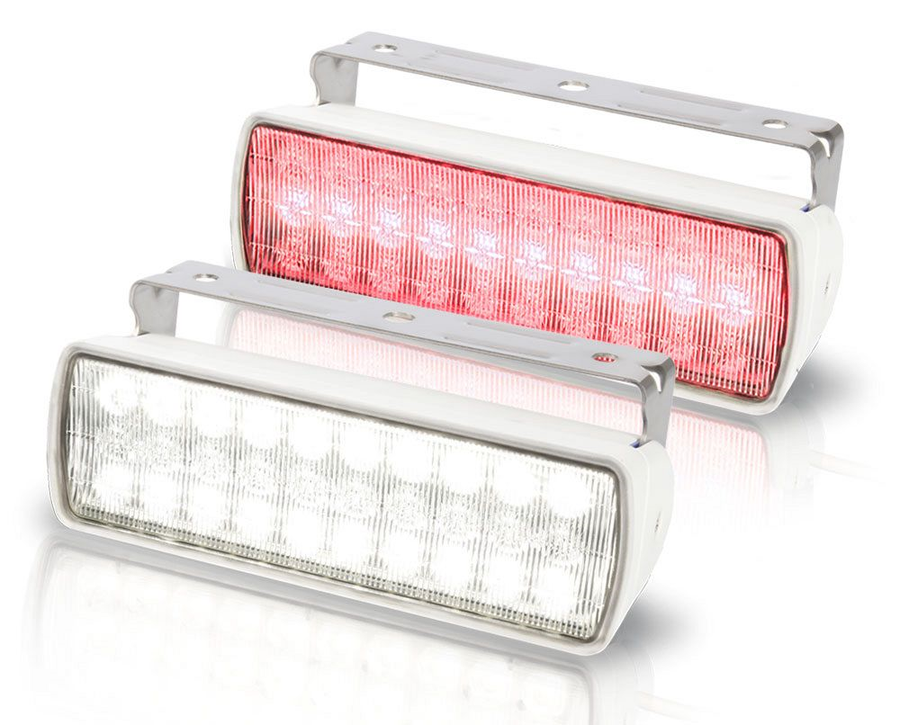 HELLA SEA HAWK-XL DUAL COLOUR WHITE/BLUE LED FLOOD LIGHT - EVL